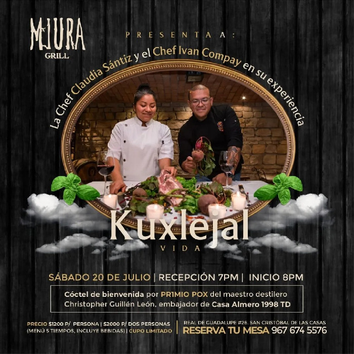 Vive esta gran experiencia, sabores de la tierra con la Chef Claudia ...