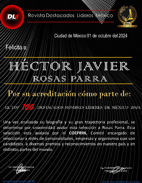invitación Hector Rosas :: destacadoslideresdeméxico